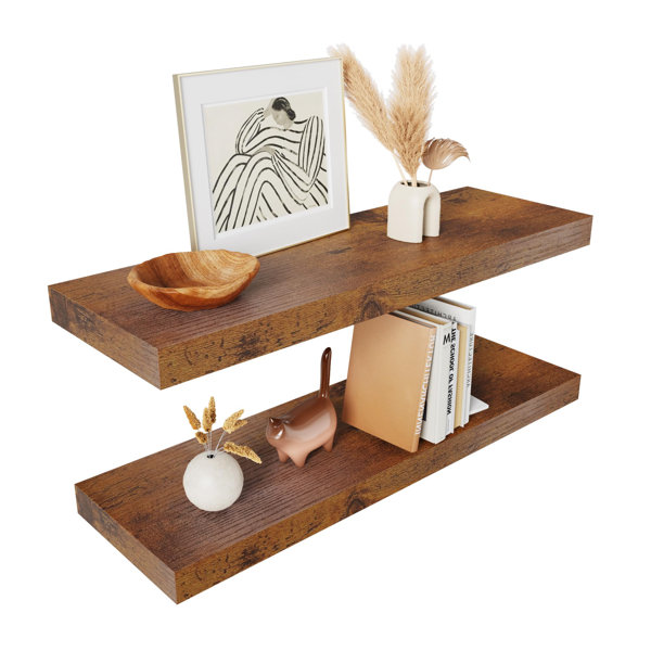 Latitude Run® Tablette suspendue 24 po pour rangement mural - Wayfair ...