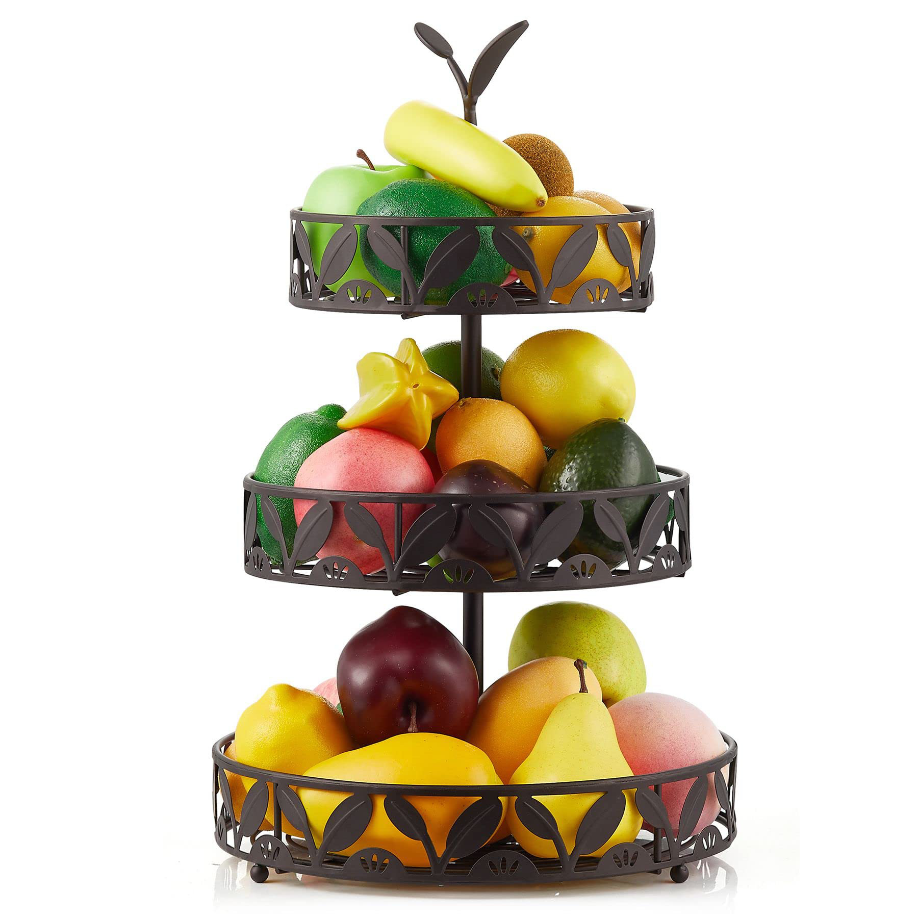 17 Stories 3 Tier Fruit Basket For Kitchen, Fruit Bowl Holder ...
