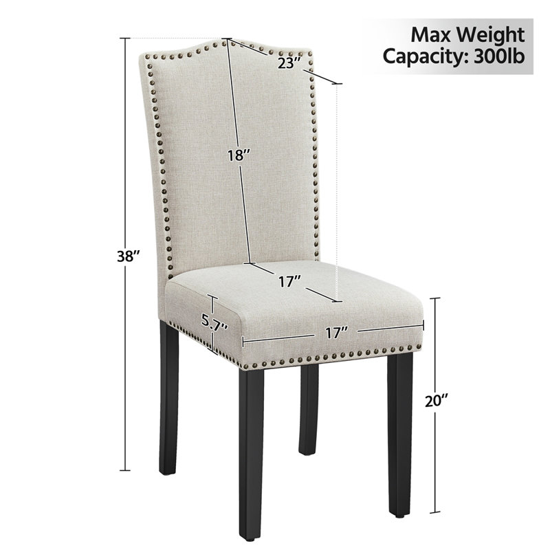 Red Barrel Studio® Dailen Solid Back Dining Chair & Reviews | Wayfair
