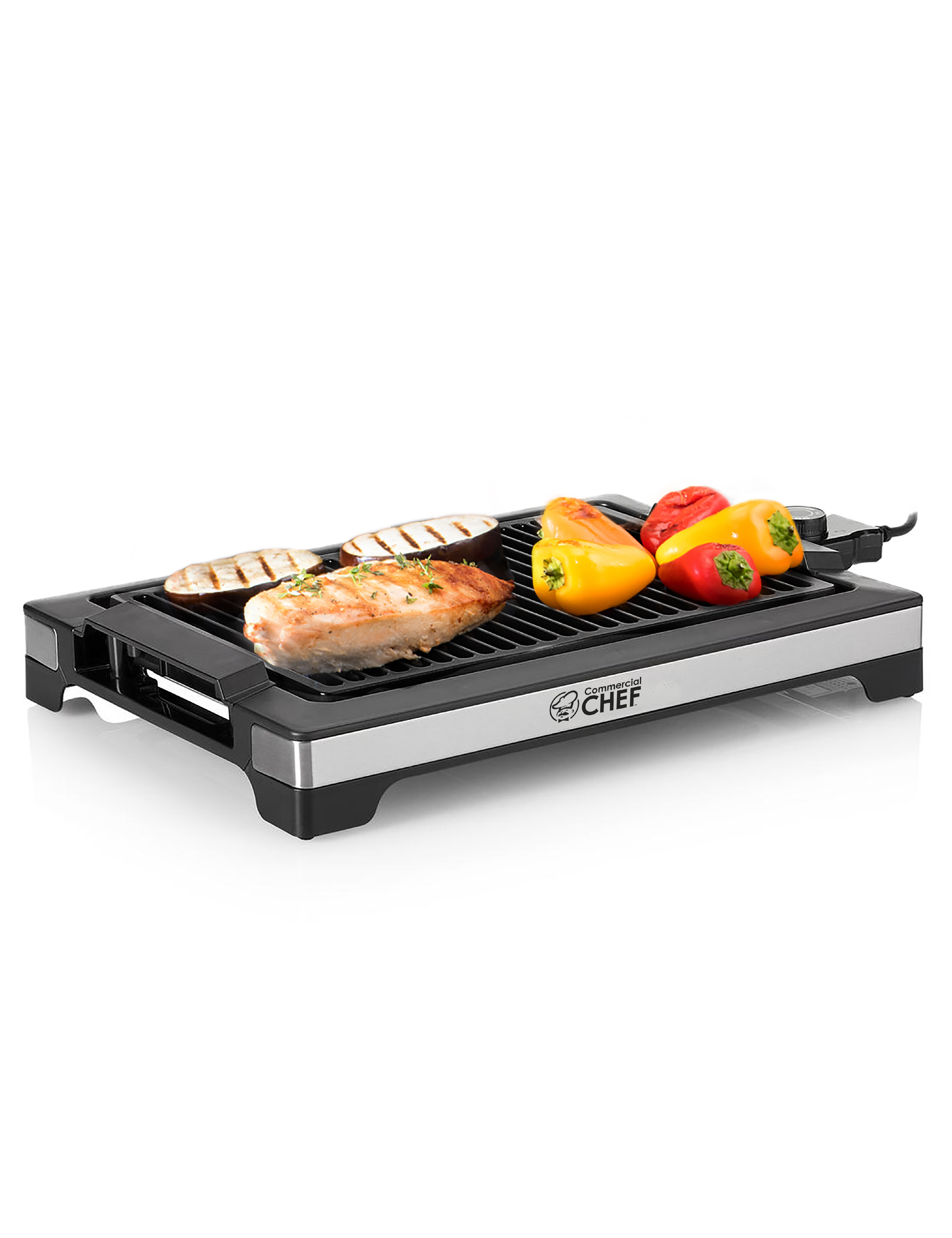 COMMERCIAL CHEF Indoor Grill for Countertop Electric Grill with ...