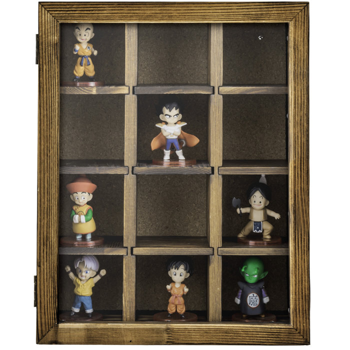 MyGift 12.9'' H x 10.1'' W Wood Trophy Display Case | Wayfair