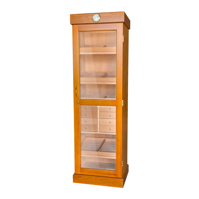 Humidor Supreme Premium Tower Humidor Cabinet Holds Up to 3000 Cigars ...