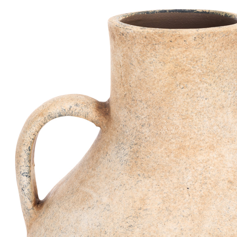 Gracie Oaks Howlan Natural Stoneware Vase & Reviews | Wayfair