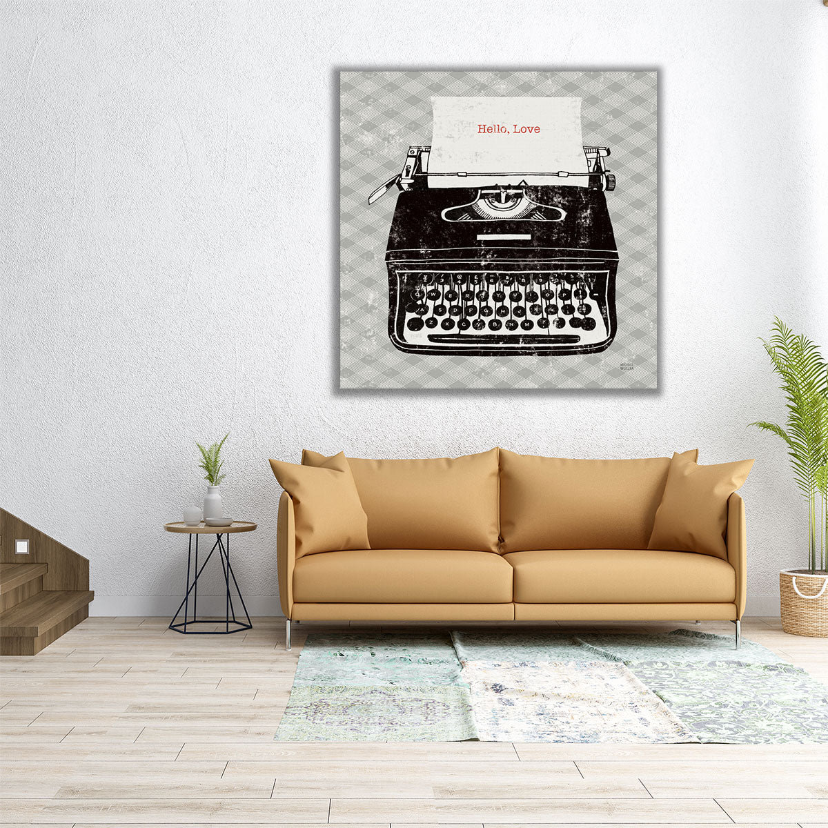 Lark Manor™ Vintage Analog Typewriter - Canvas Print Wall Art | Wayfair