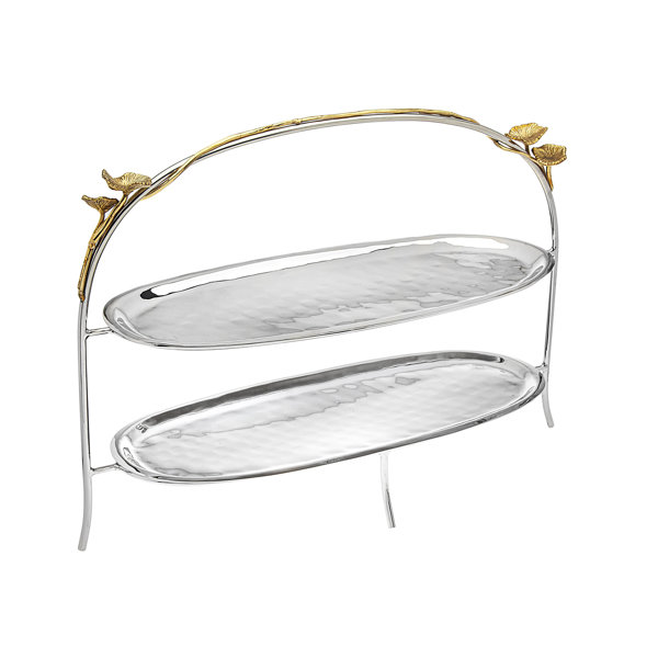 Godinger Silver Art Co Mayfair 2 Tiered Server | Wayfair