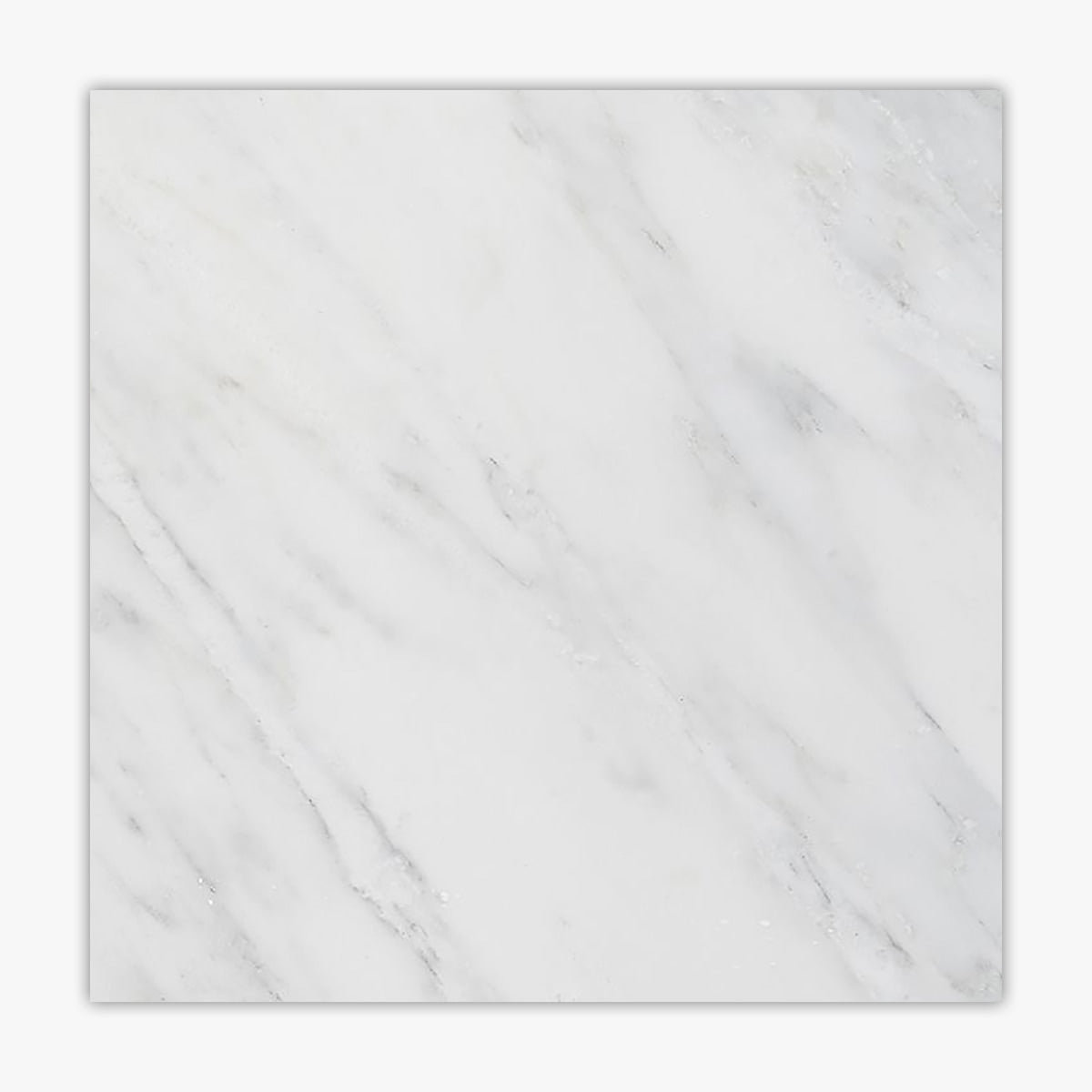 Direct Stone Source Asian Statuary Premium 18" x 18" Marble Stone Look ...