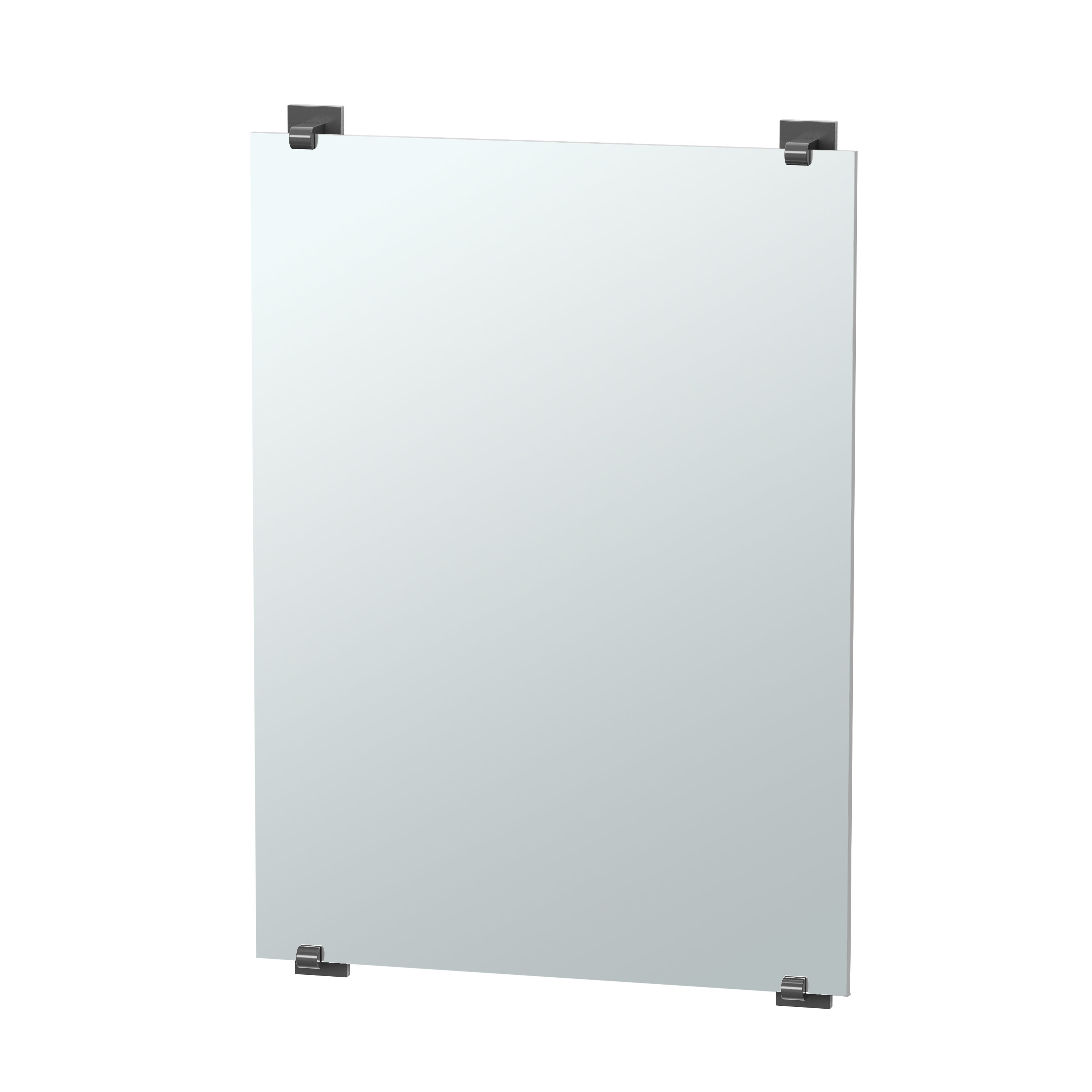 Gatco Elevate Wall Mounted Frameless Rectangle Bathroom Vanity Mirror ...