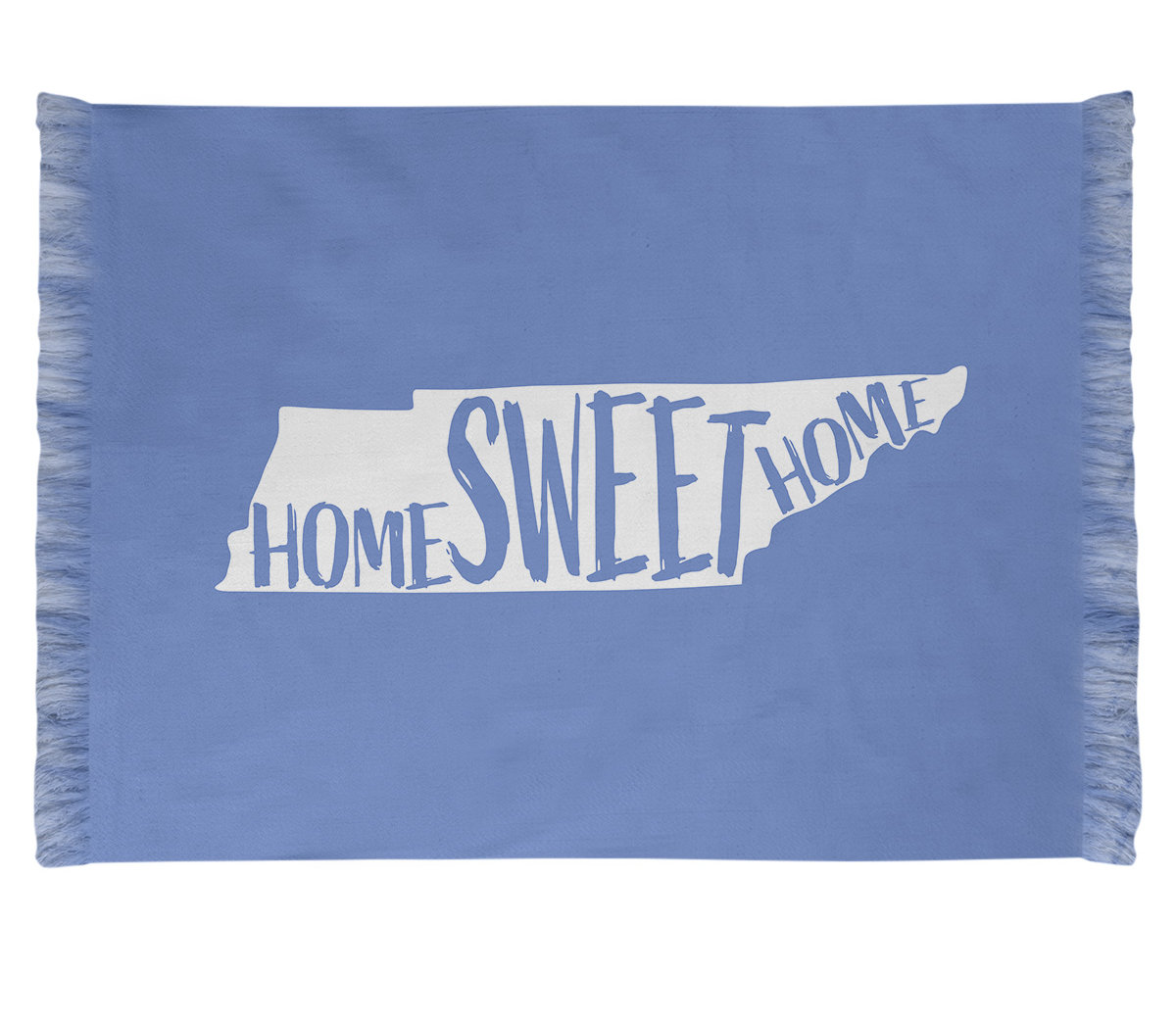 East Urban Home Home Sweet Tennessee Blue Area Rug | Wayfair