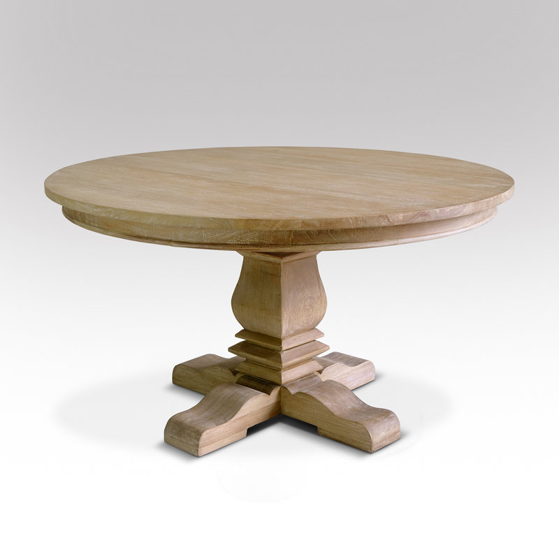 Rosalind Wheeler Santa Fe Round Balustrade Dining Table | Wayfair