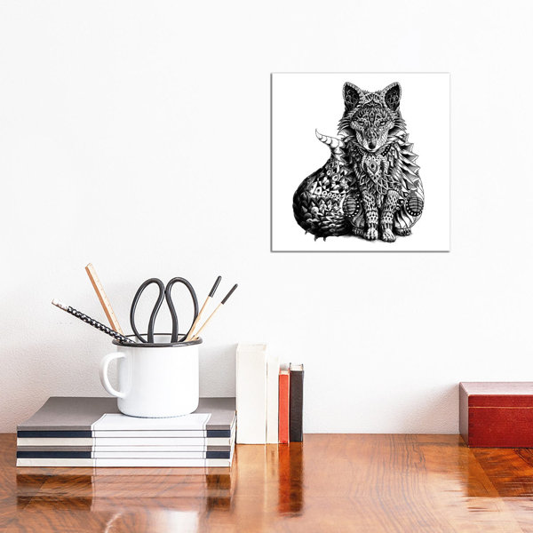 Union Rustic Red Fox by Bioworkz - Wrapped Canvas Gallery-Wrapped ...
