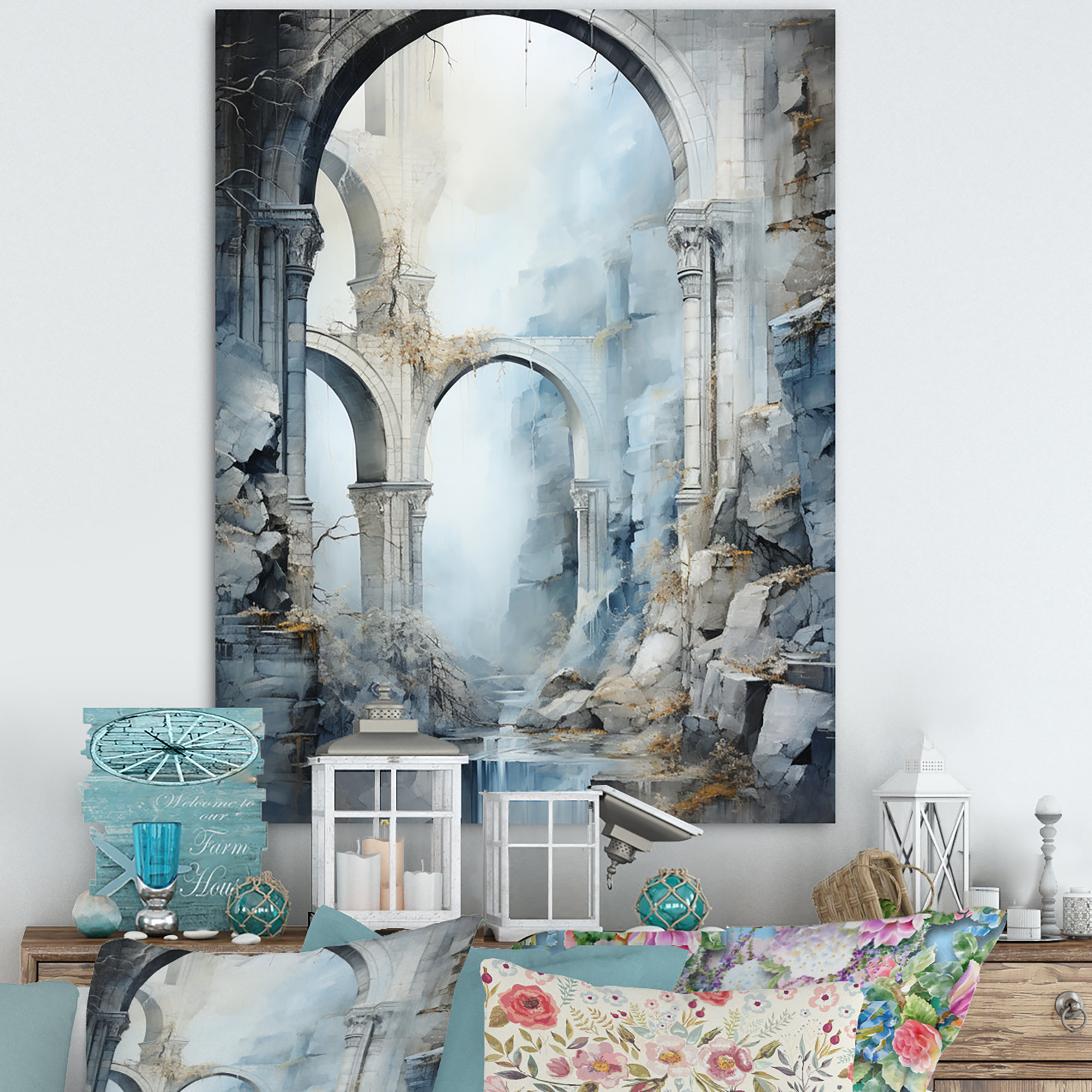 Latitude Run® Imere Gray Bridge Ethereal Overpass I | Wayfair