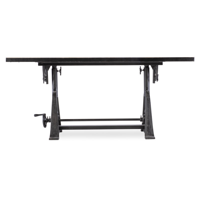 Bobo Intriguing Objects Iron Printers Rectangle Axle Dining Table | Wayfair
