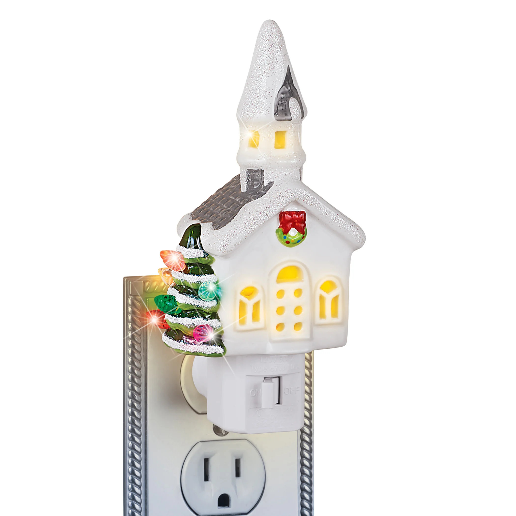 Winston Brands Holiday Church Night Light | Wayfair