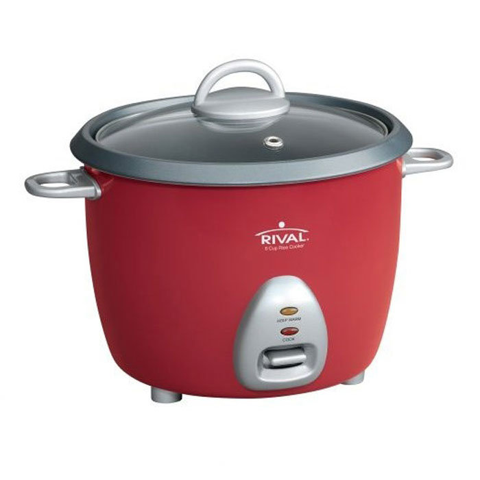 Rival 6 Cup Electric Rice Cooker in Red | Wayfair