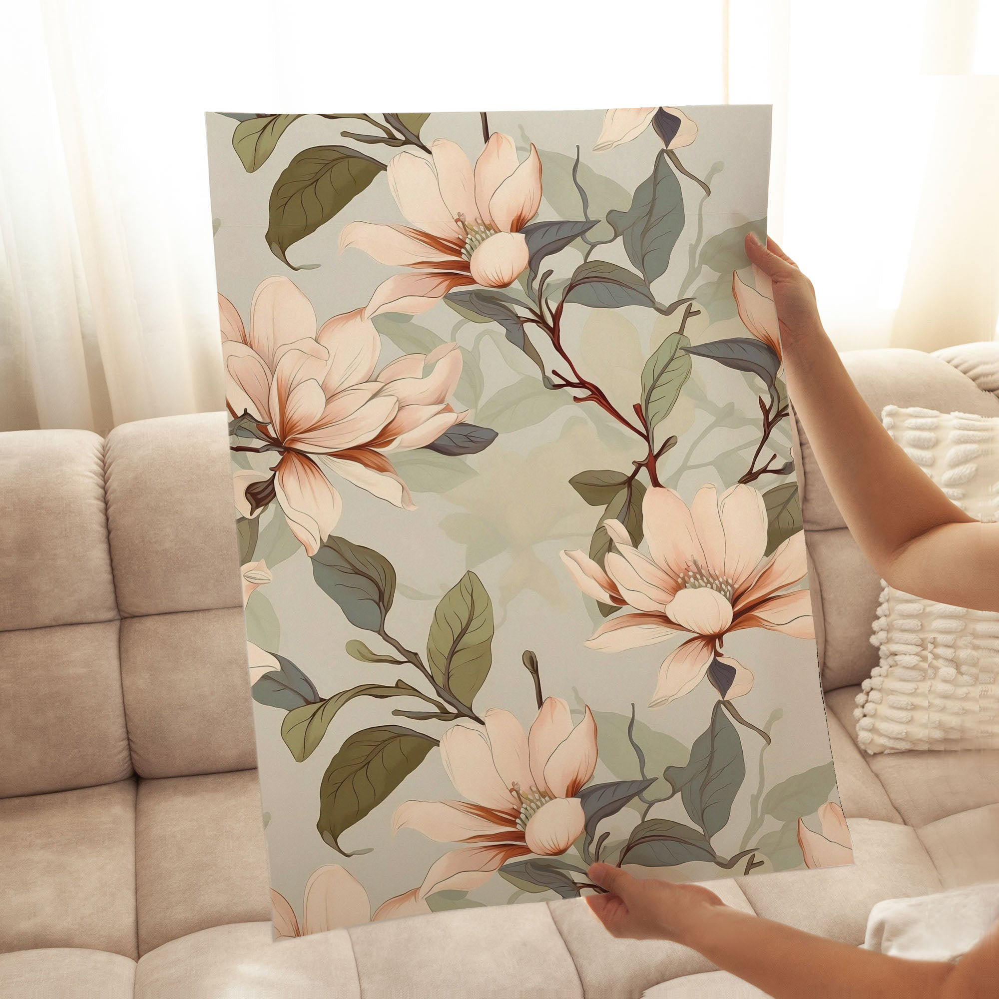 Winston Porter Floral Floral Symphony Dreams III Modern Unframed Art ...