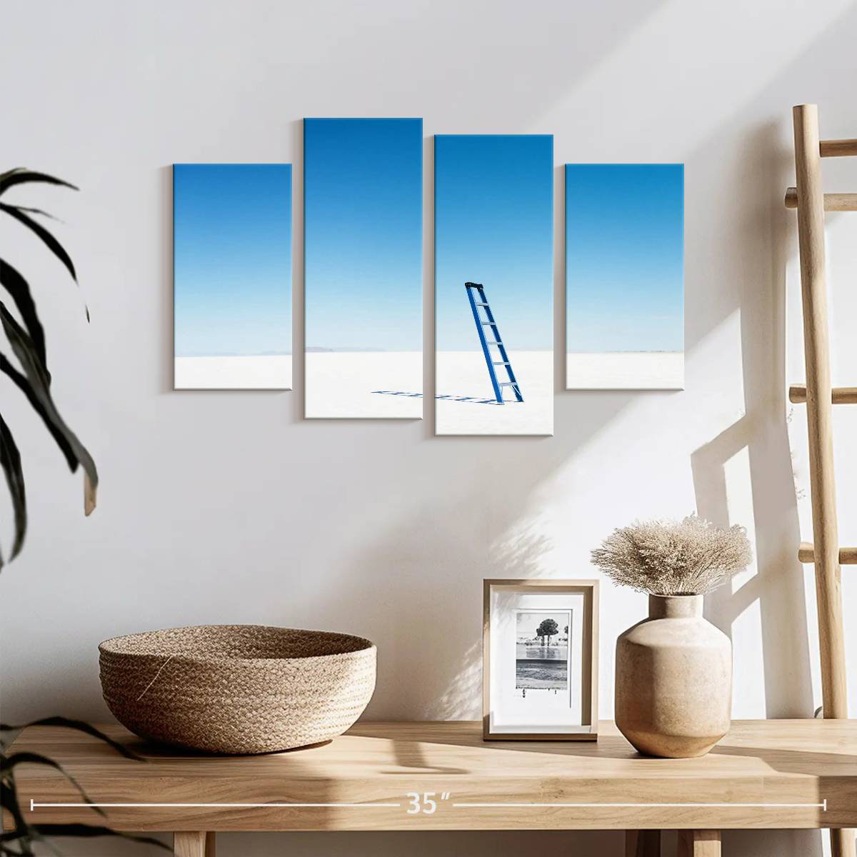 Elephant Stock Surreal Blue Ladder | Wayfair