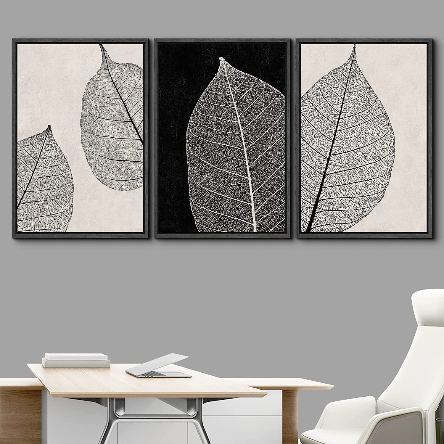 IDEA4WALL 3 Piece Floater Frame Graphic Art Set on Canvas | Wayfair