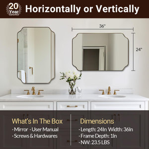 Winston Porter Contemporary Rounded Notched Corner Irregular Scalloped ...