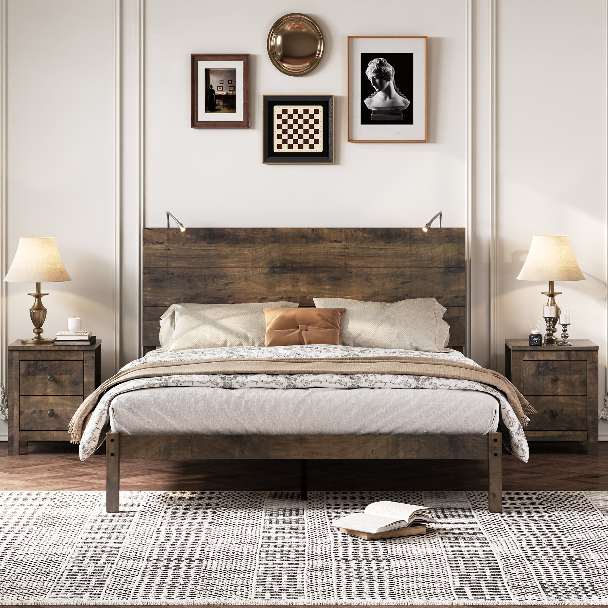Millwood Pines 3 Pieces Bedroom Sets | Wayfair
