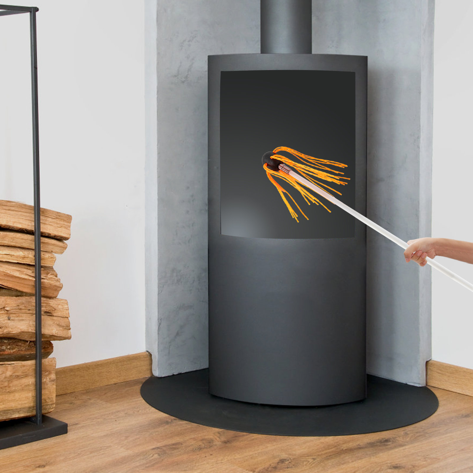 Symple Stuff Donnelle 14 Piece Steel Fireplace Brush - Wayfair Canada