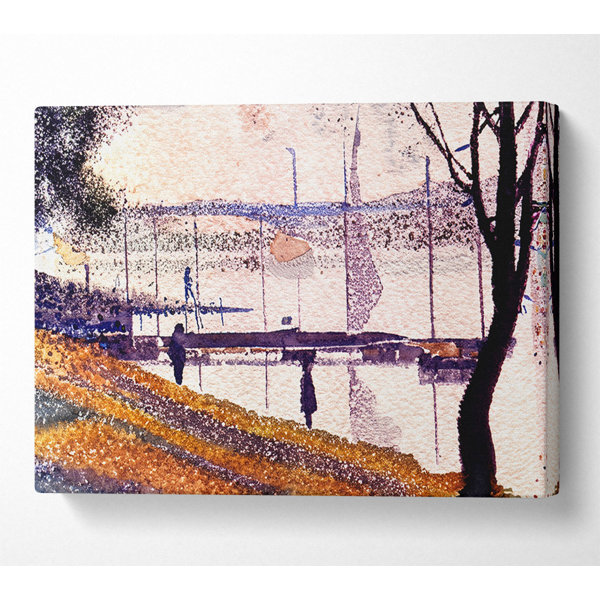 ClassicLiving Seurat Bridge of Courbevoie - Wrapped Canvas Art Prints ...