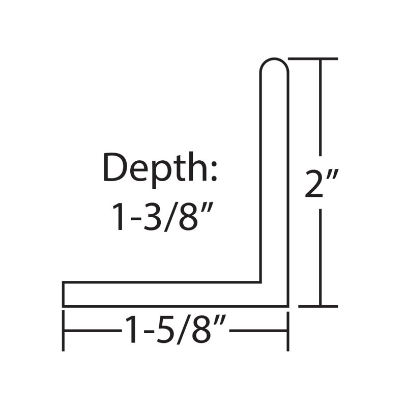 Architectural Products by Outwater L.L.C. Matte Black Adjustable Floor ...
