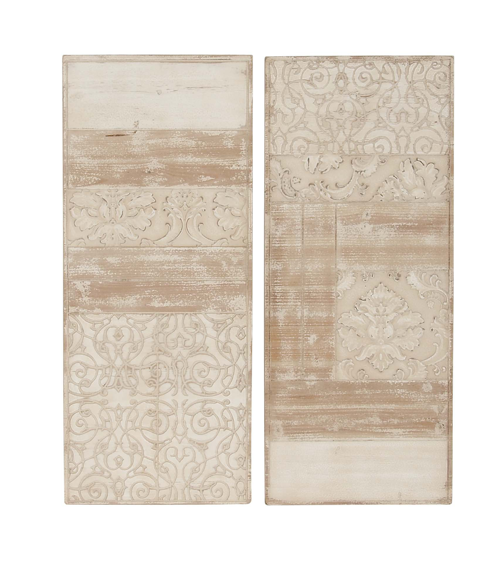 One Allium Way® Rustic Rectangular Scrollwork Wall Décor | Wayfair