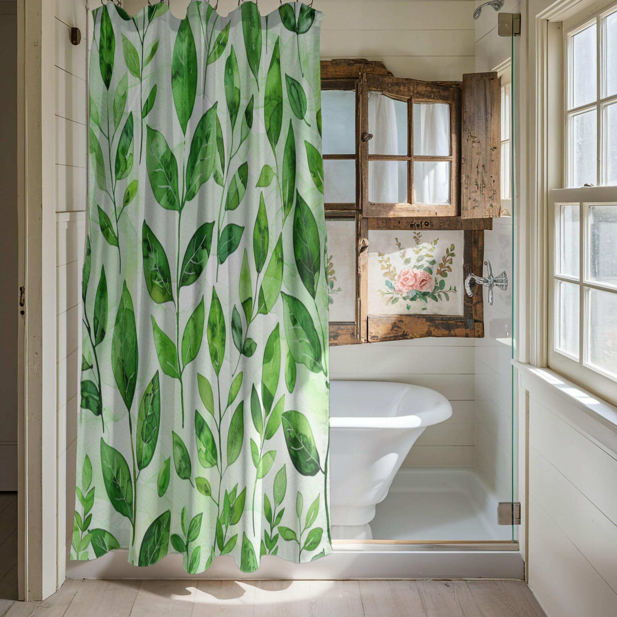 Ivy Bronx Blooming Buds - Premium Shower Curtain | Wayfair