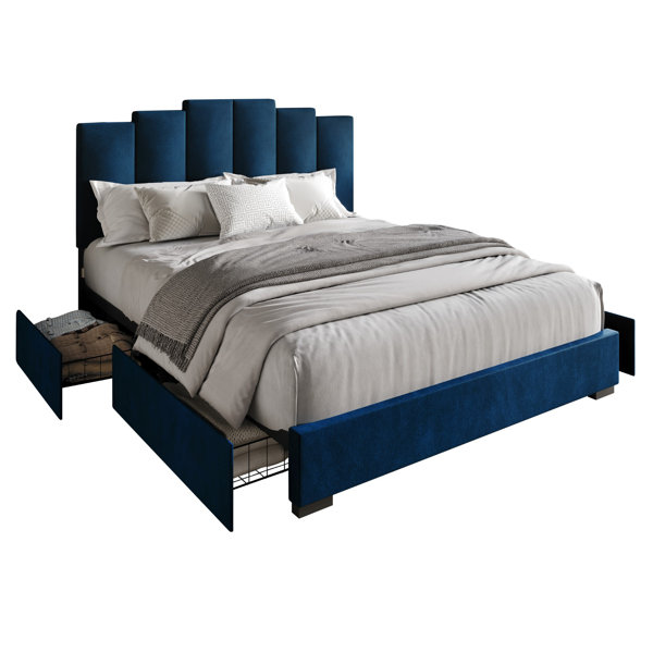 Wade Logan® Cassonia Upholstered Storage Bed & Reviews - Wayfair Canada