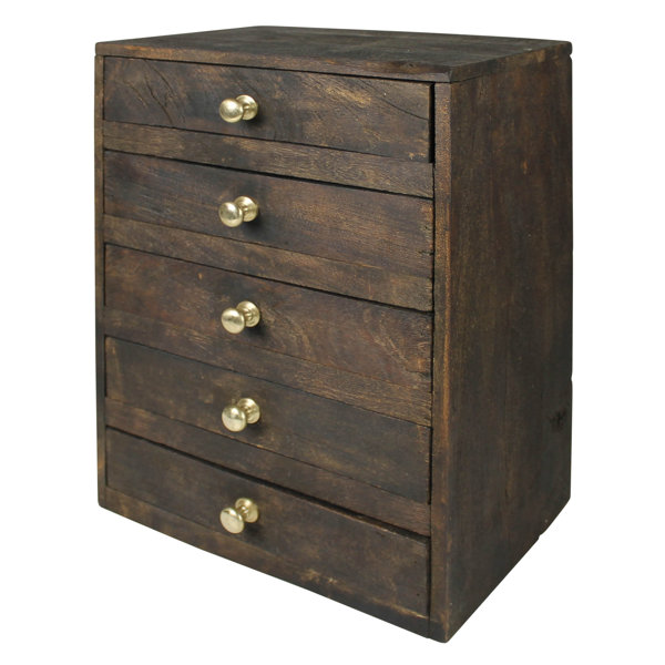 Gracie Oaks Milleigh 5 Drawer Storage Drawer | Wayfair