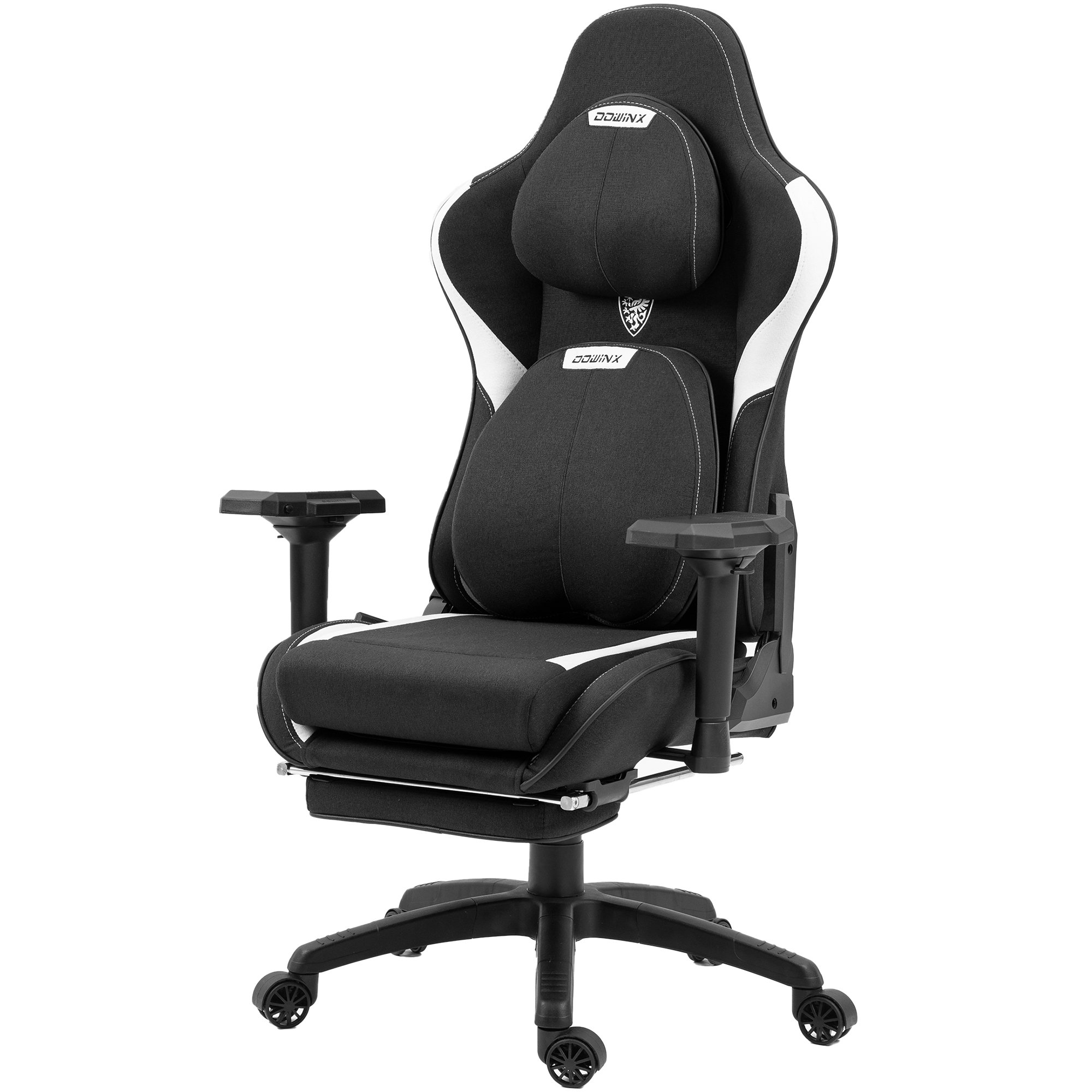 Dowinx Reclining Ergonomic Swiveling PC & Racing Game Chair with ...