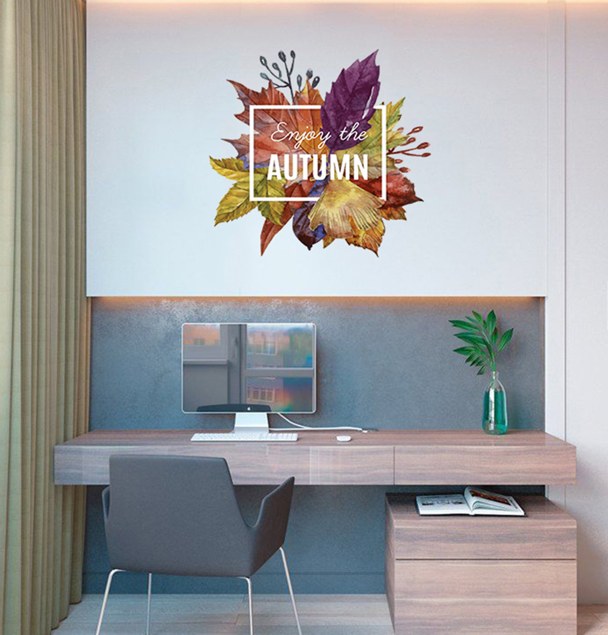 Trinx Enjoy The Autumn Decal, Enjoy The Autumn Sticker, Enjoy The ...