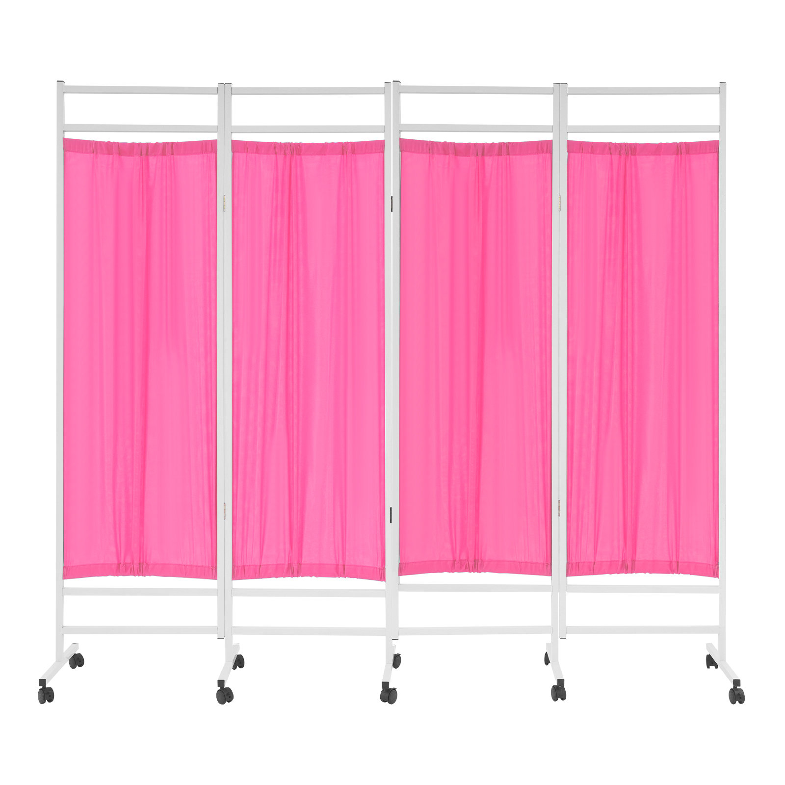 17 Stories 4-Panel Portable And Foldable Medical Room Divider Medical ...