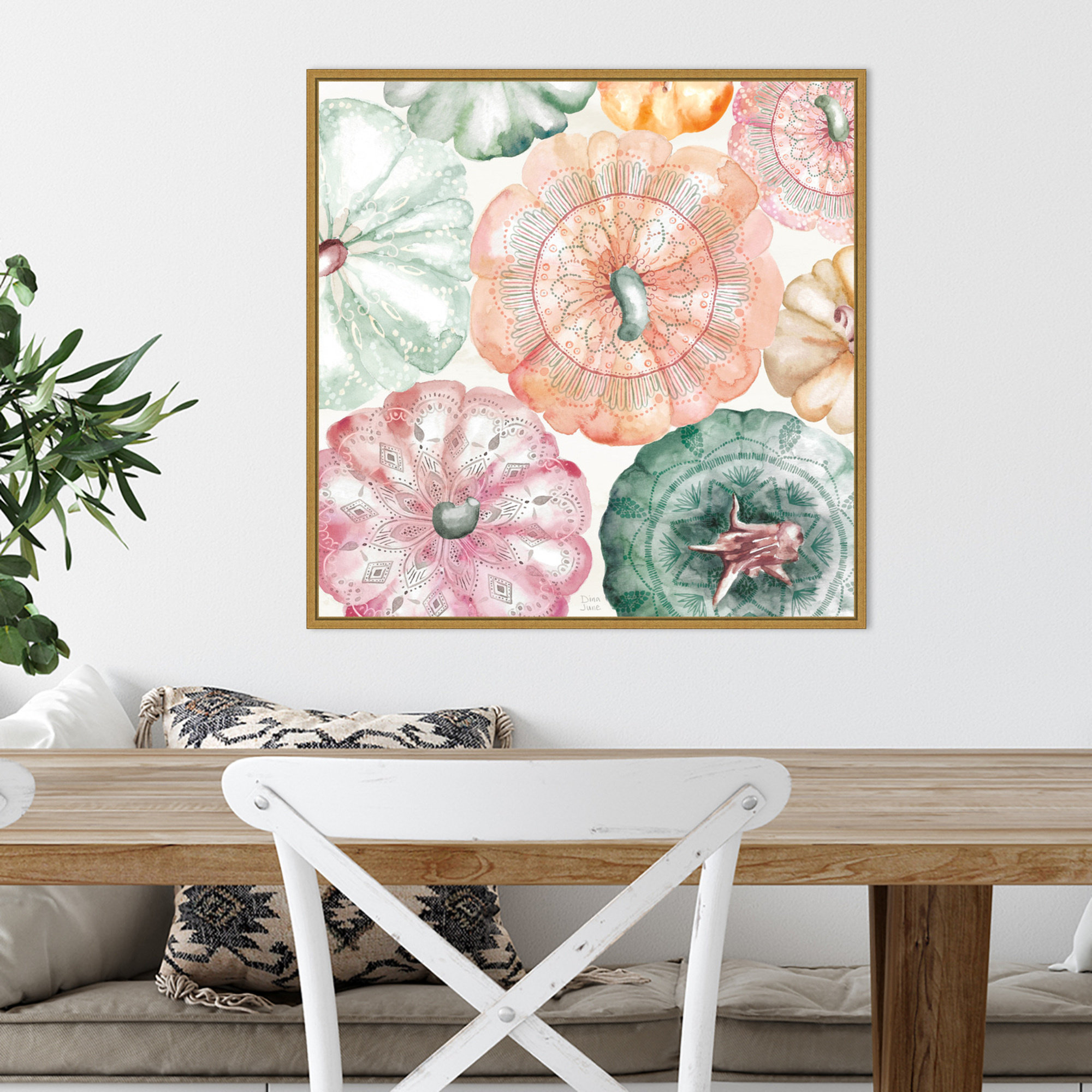 August Grove Dina June Fall Thanksgiving Collection Harvest Touch III ...