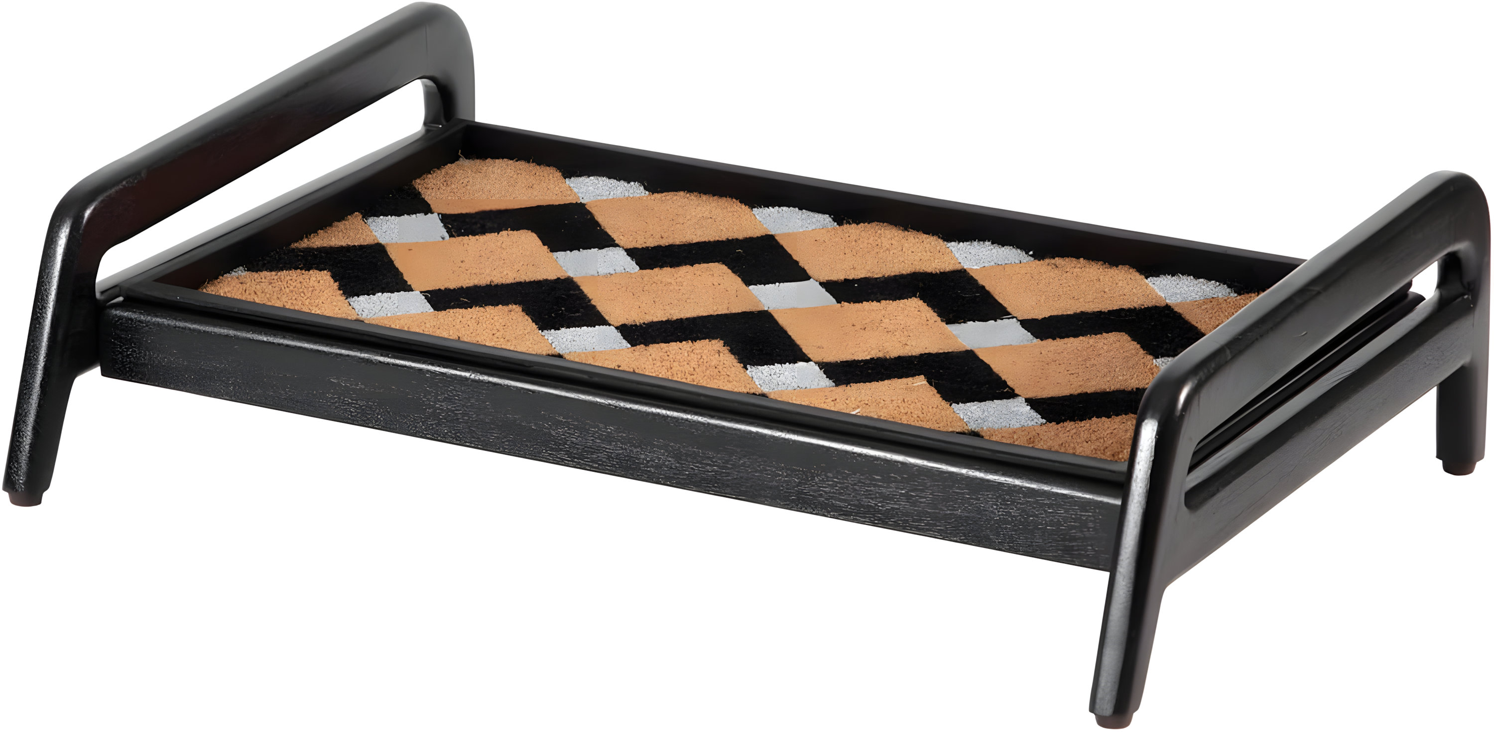 Corrigan Studio® Durable Wooden Shoe Tray With Removable Coir Insert ...