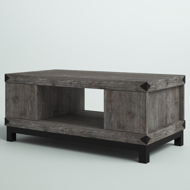 Steelside™ Chrissy 4 Legs Coffee Table With Storage & Reviews | Wayfair