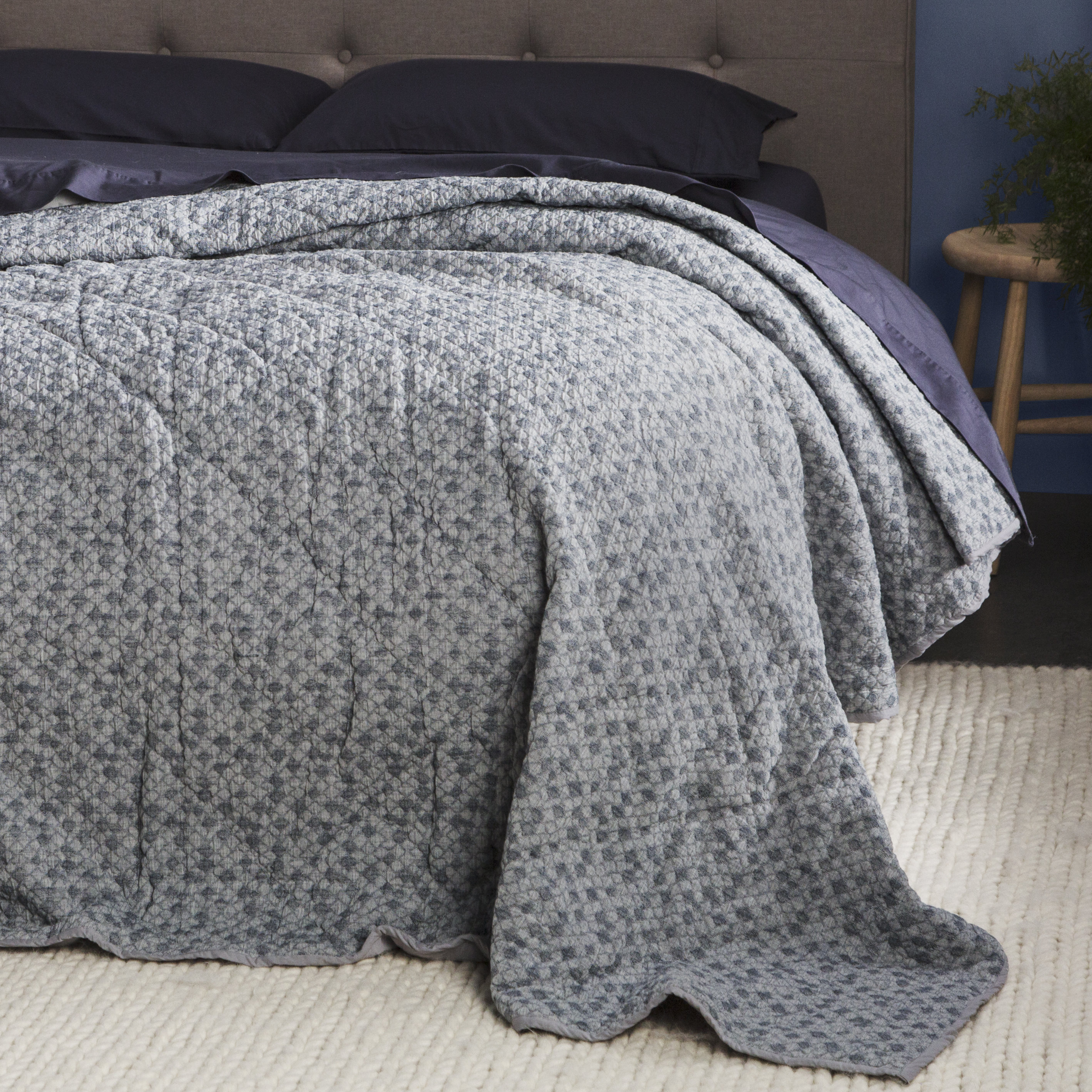 AllModern Pierson Grey Standard Cotton Farmhouse / Country Quilt ...