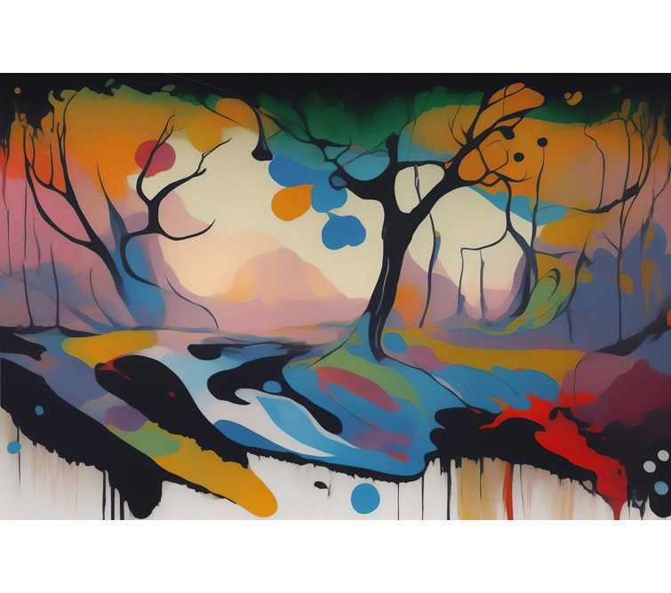 Red Barrel Studio® Gamari Brilliant Trees-Ten On Canvas by Stephen ...