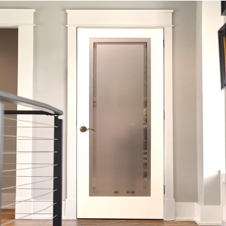 Verona Home Design Glass Solid Wood Standard Door - Wayfair Canada