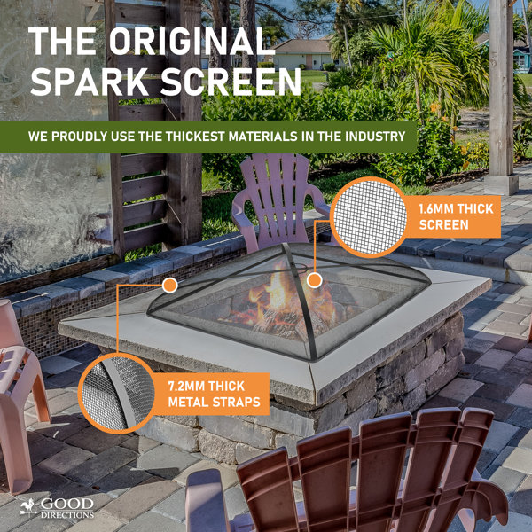 Good Directions Fire Pit Spark Screen | Wayfair