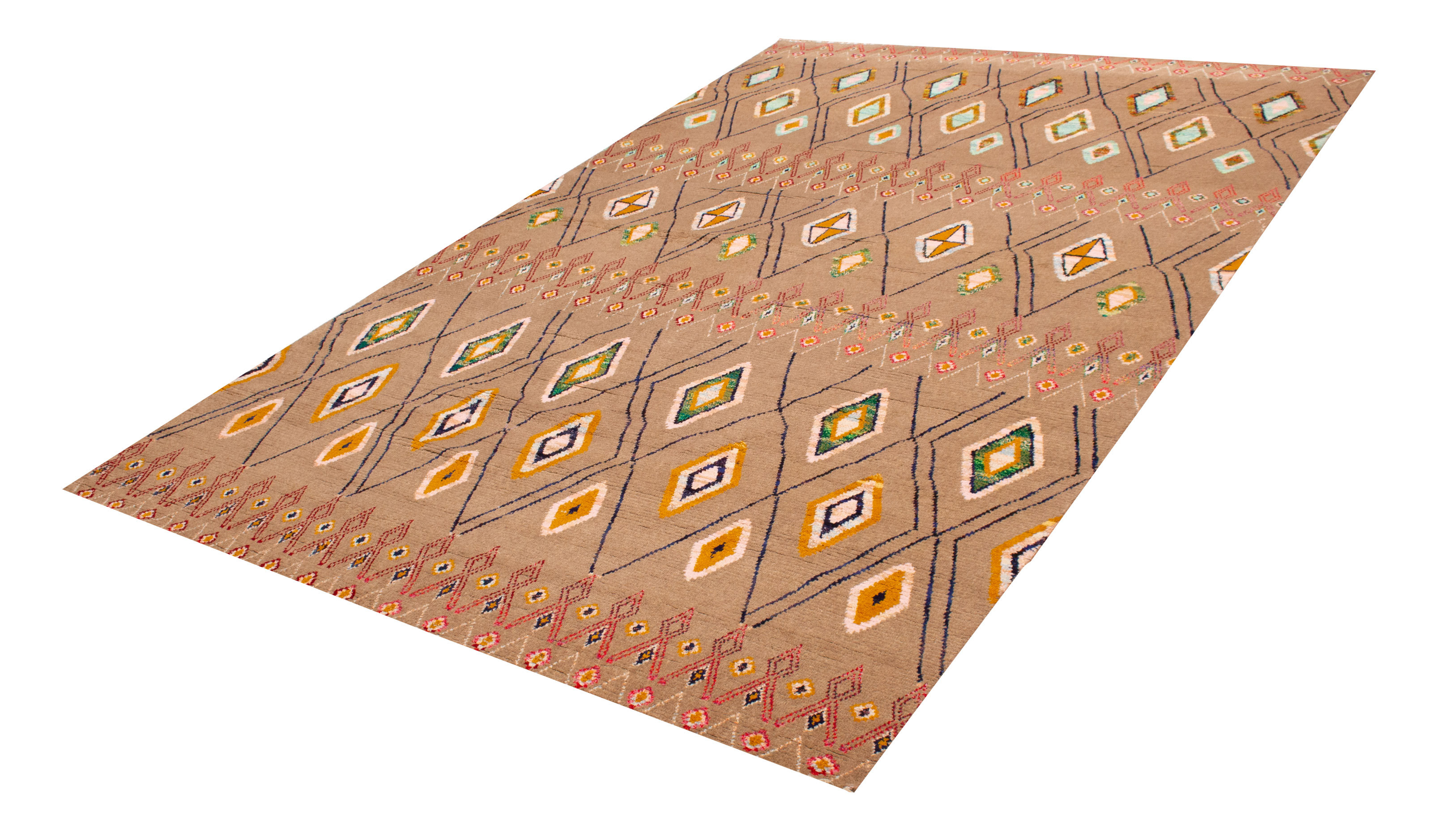 Isabelline Finest Marrakesh Brown Rug 9'9" x 14'7" - Wayfair Canada