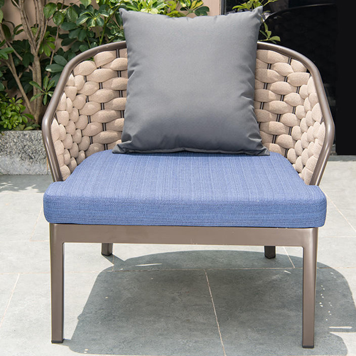 Corrigan Studio® Nolans Outdoor rattan sofa fast sun bearing strong ...