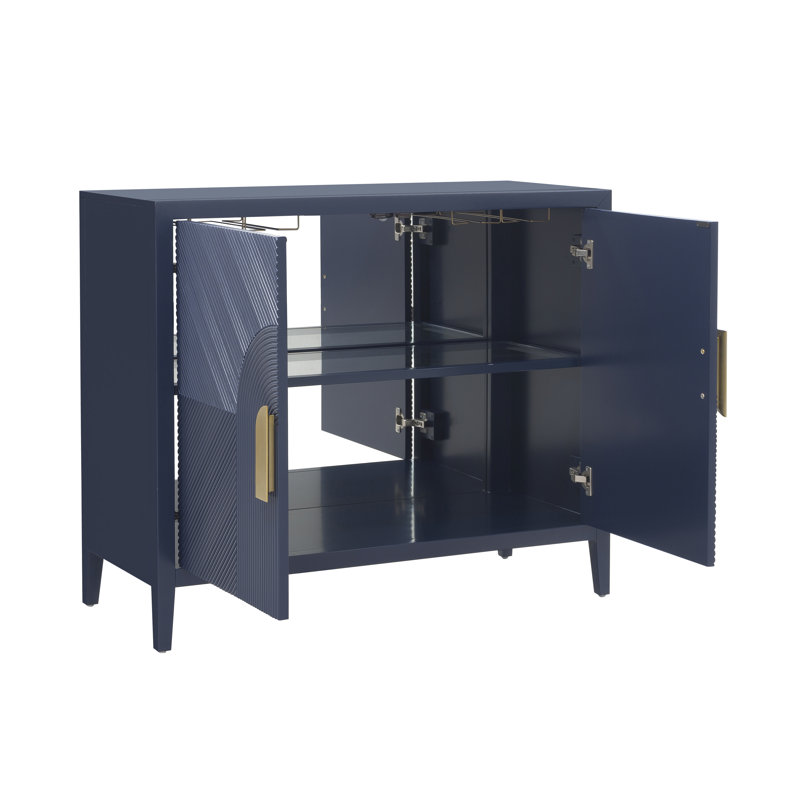 Scott Living Heritage 2 Door Bar Cabinet | Wayfair