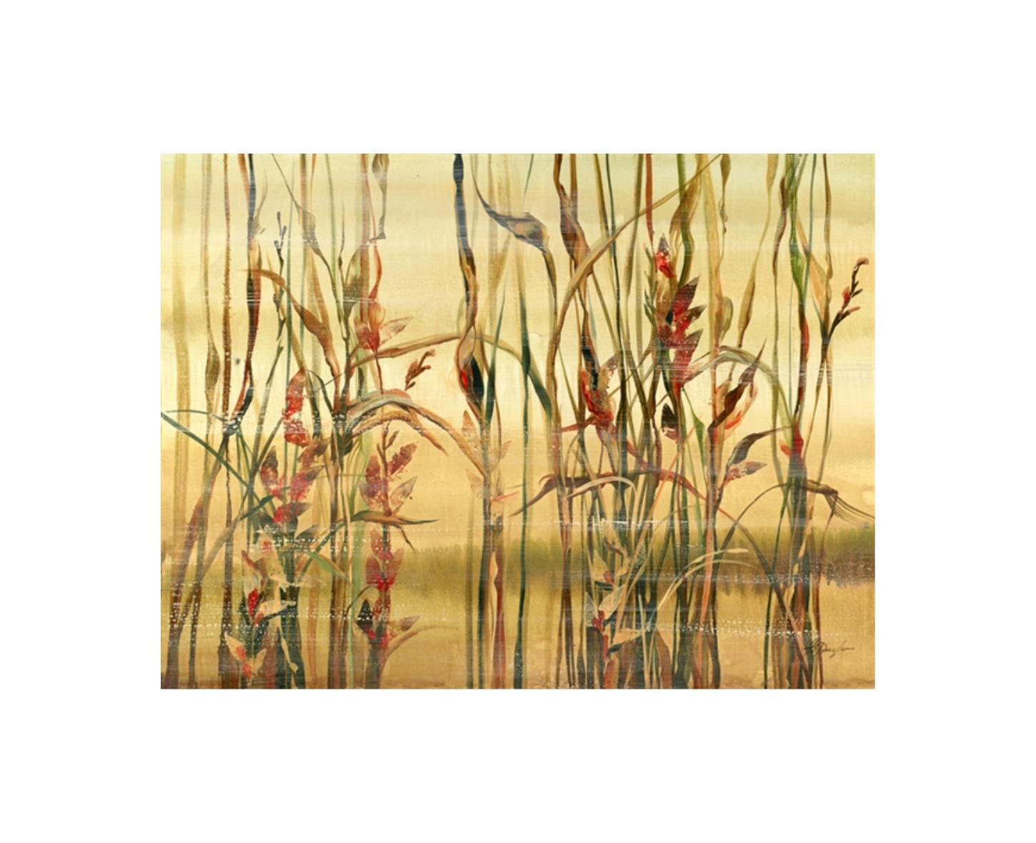 Chelsea Art Studio River Reeds II - Painting | Wayfair