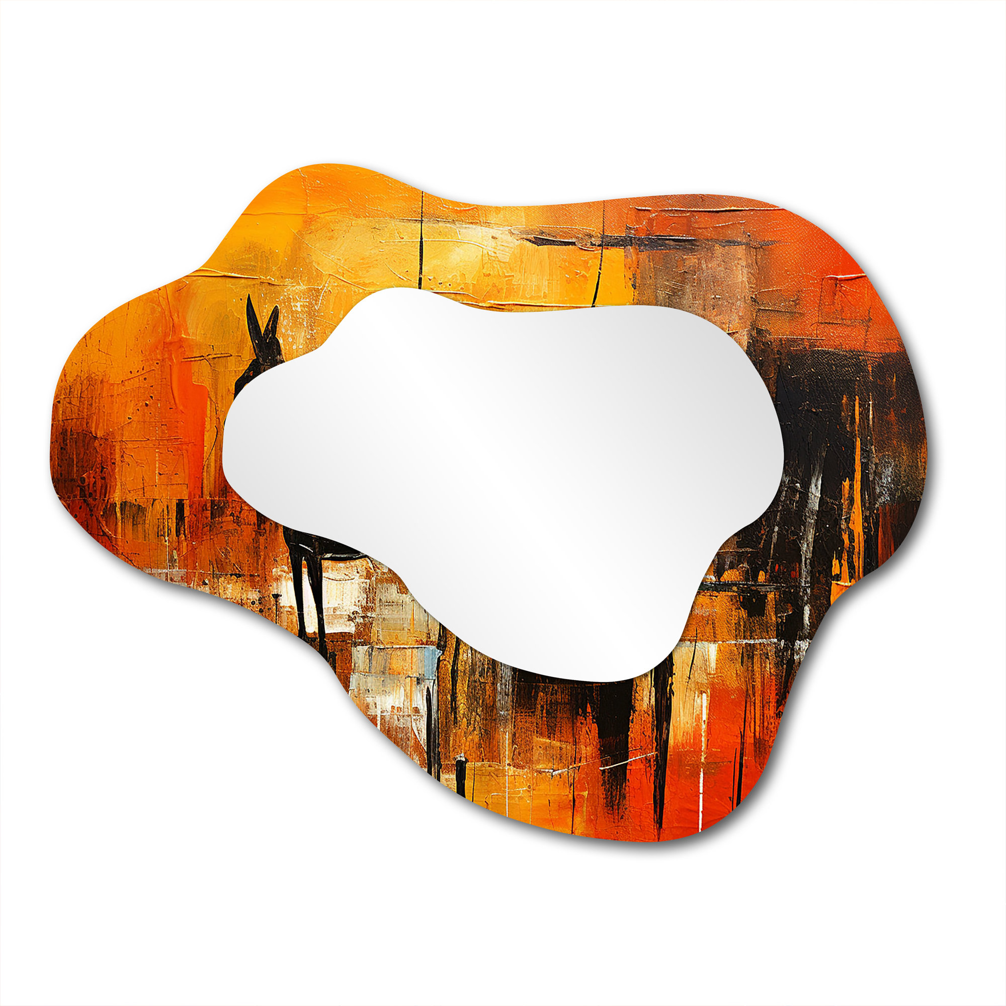 Ivy Bronx Gazelle In African Savanne - Leopard Metal Art Decor - Modern ...