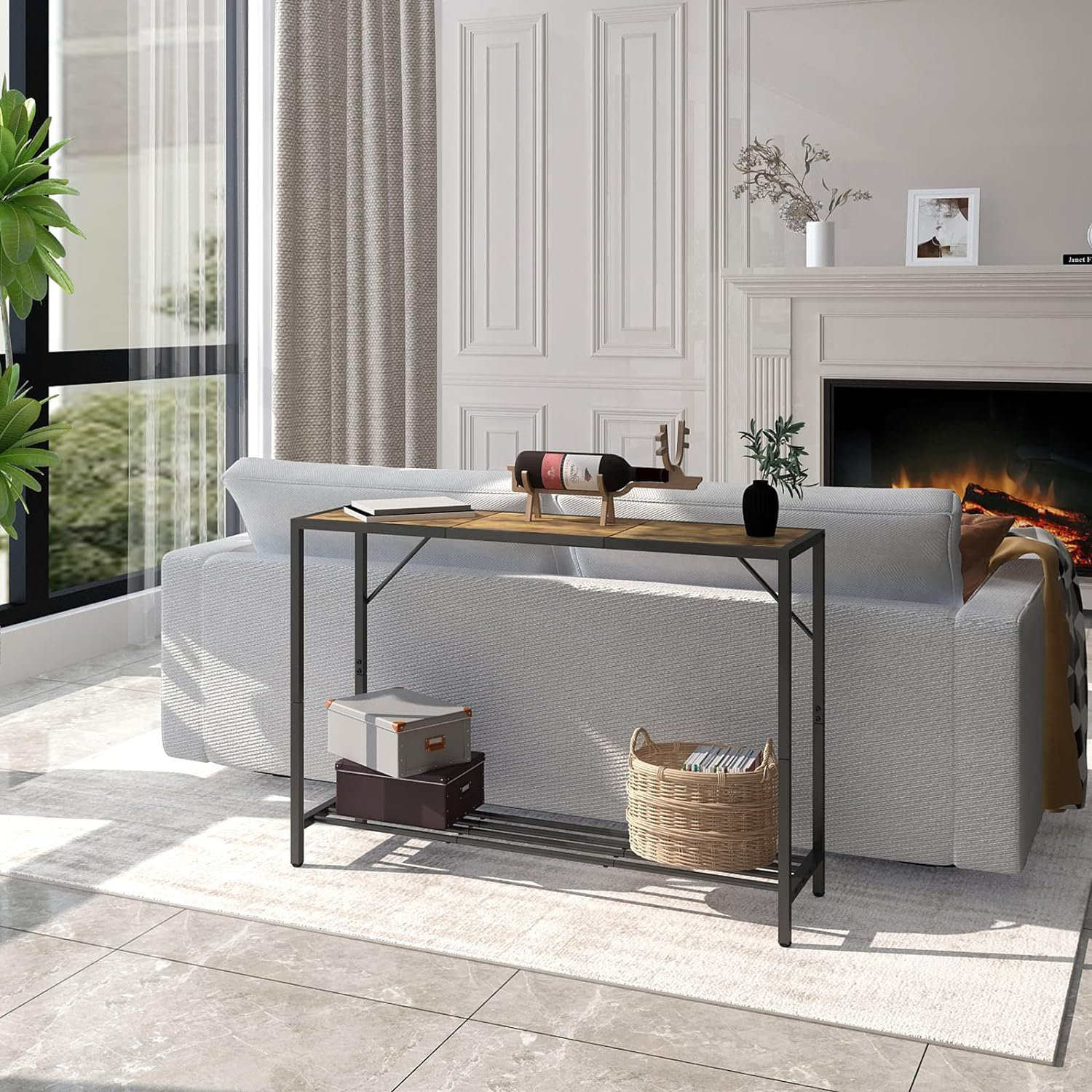 17 Stories Evangalene 41.7'' Console Table | Wayfair