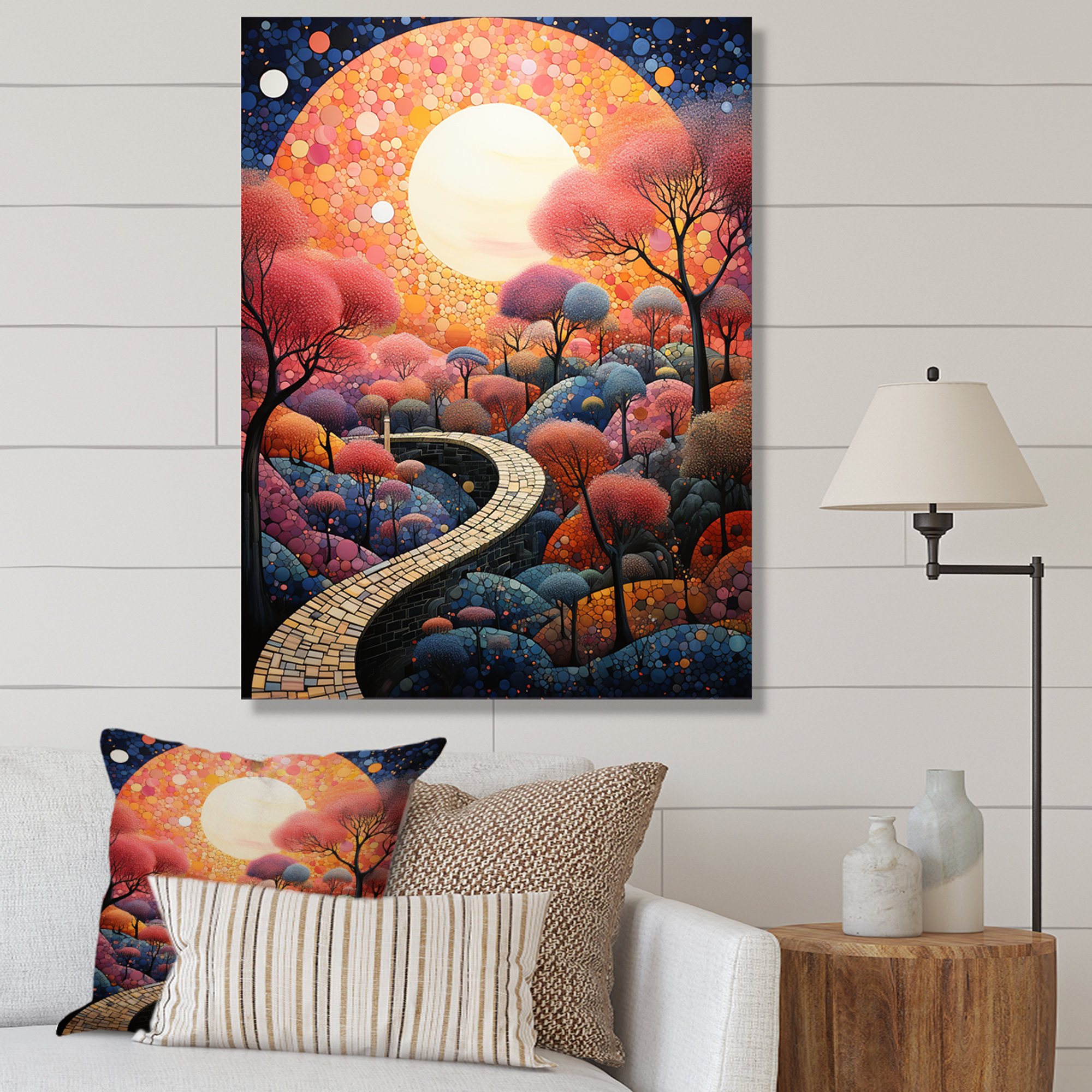 Charlton Home River Whimsical Thorugh Forest Landscape V - Landscape ...