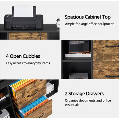 Inbox Zero Elisavet 2 -Drawer Mobile File Cabinet & Reviews | Wayfair