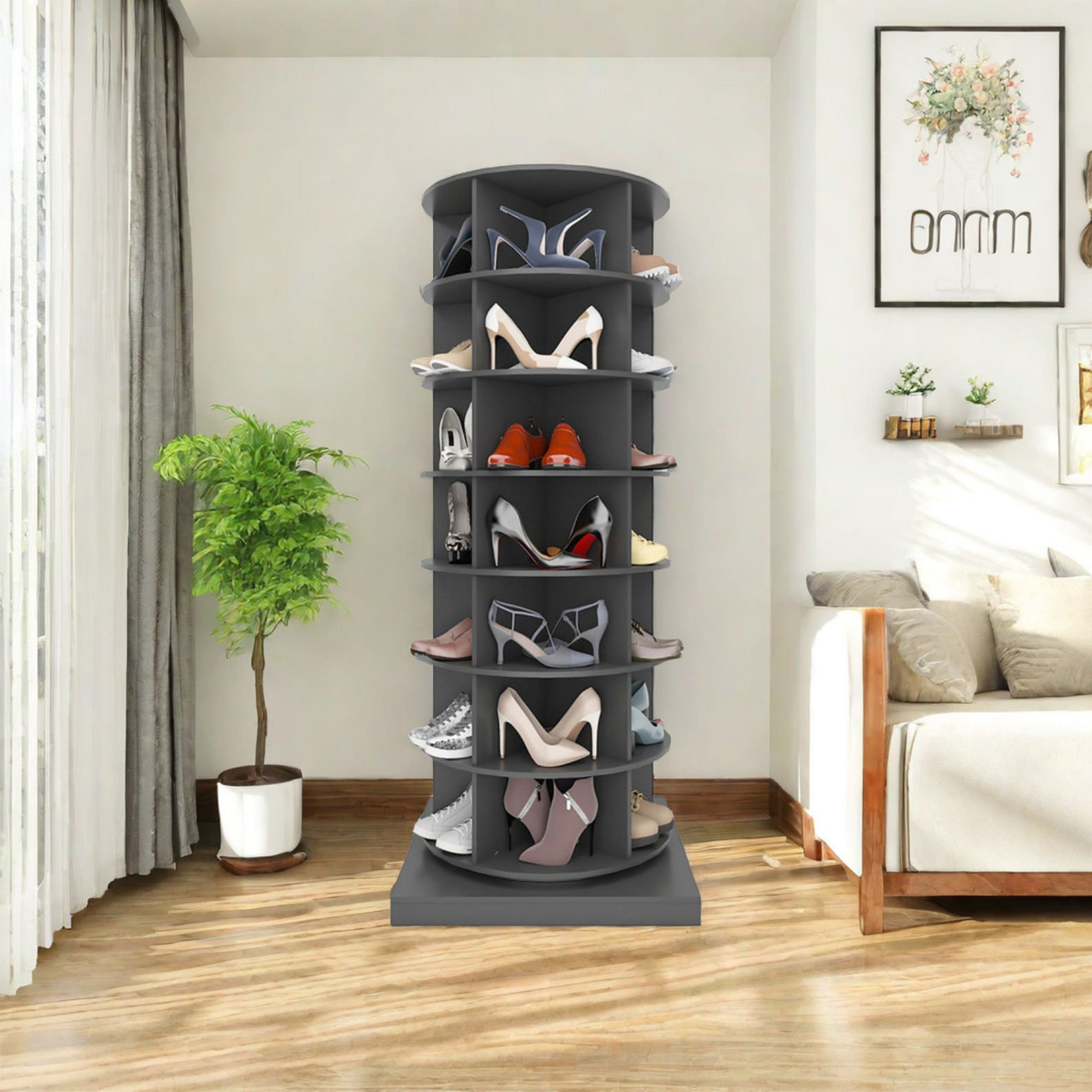 Latitude Run® 28 Pair Shoe Rack | Wayfair
