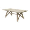 Gracie Oaks Mellar Modern Farmhouse Rectangular Kitchen Table With Six ...